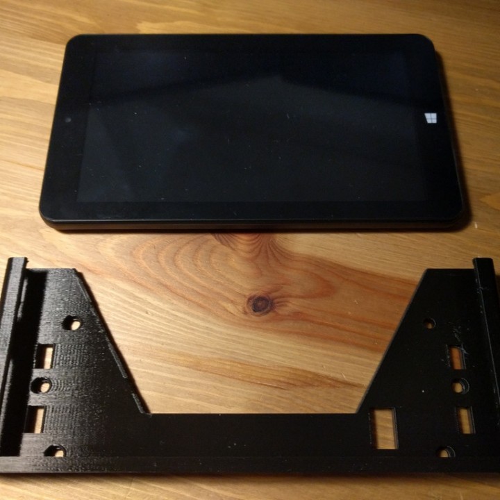 3D Printable 7" tablet holder for i3-steel control by sergio casanova