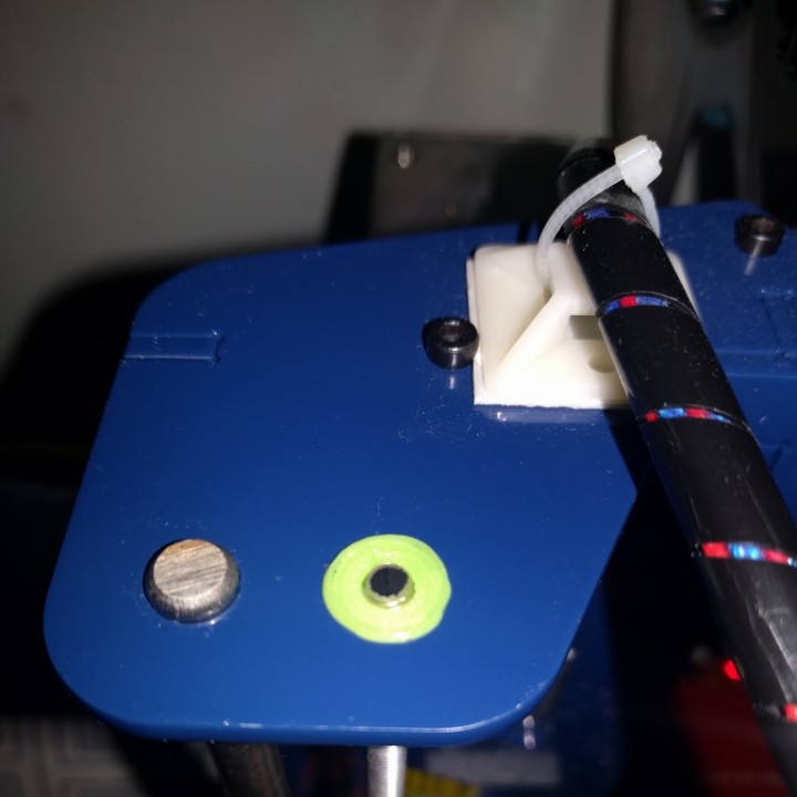 3D Printable i3 steel antivibration z axis rod by sergio casanova