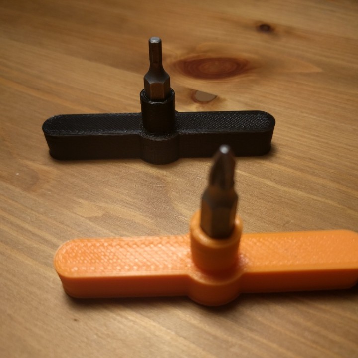 3D Printable Hex tool handle by sergio casanova
