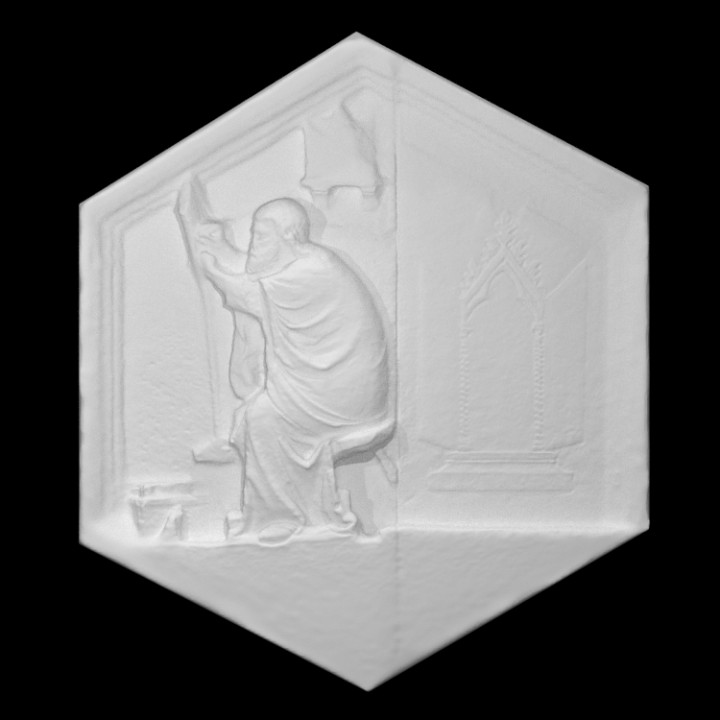 3D Printable Apelles: the art of painting by Scan The World