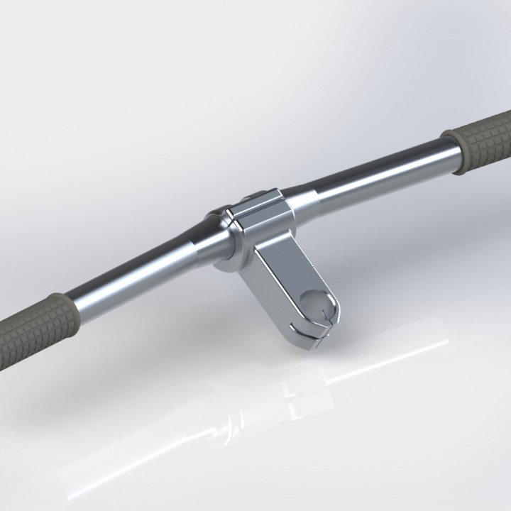 3D Printable Bike Handlebars 1:5 Scale. by Alicia Gardiner