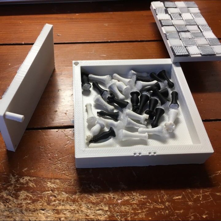 3D Printable Mini Chess Box by Jack Bosley