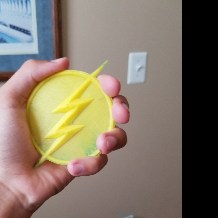 3D Printable Flash Logo by T-E-C
