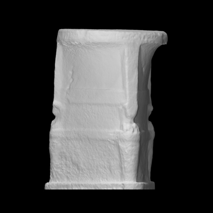 3D Printable Altar dedicated to God Sibitti by Sargon II by Scan The World