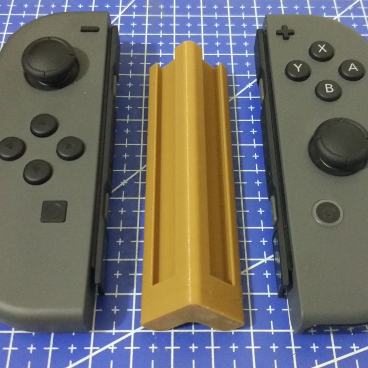 3D Printable Single hand Joy-Con adapter by Julio Vazquez