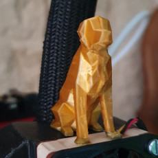 3D Printable Low Poly Dog - Beto by Agustín Arroyo