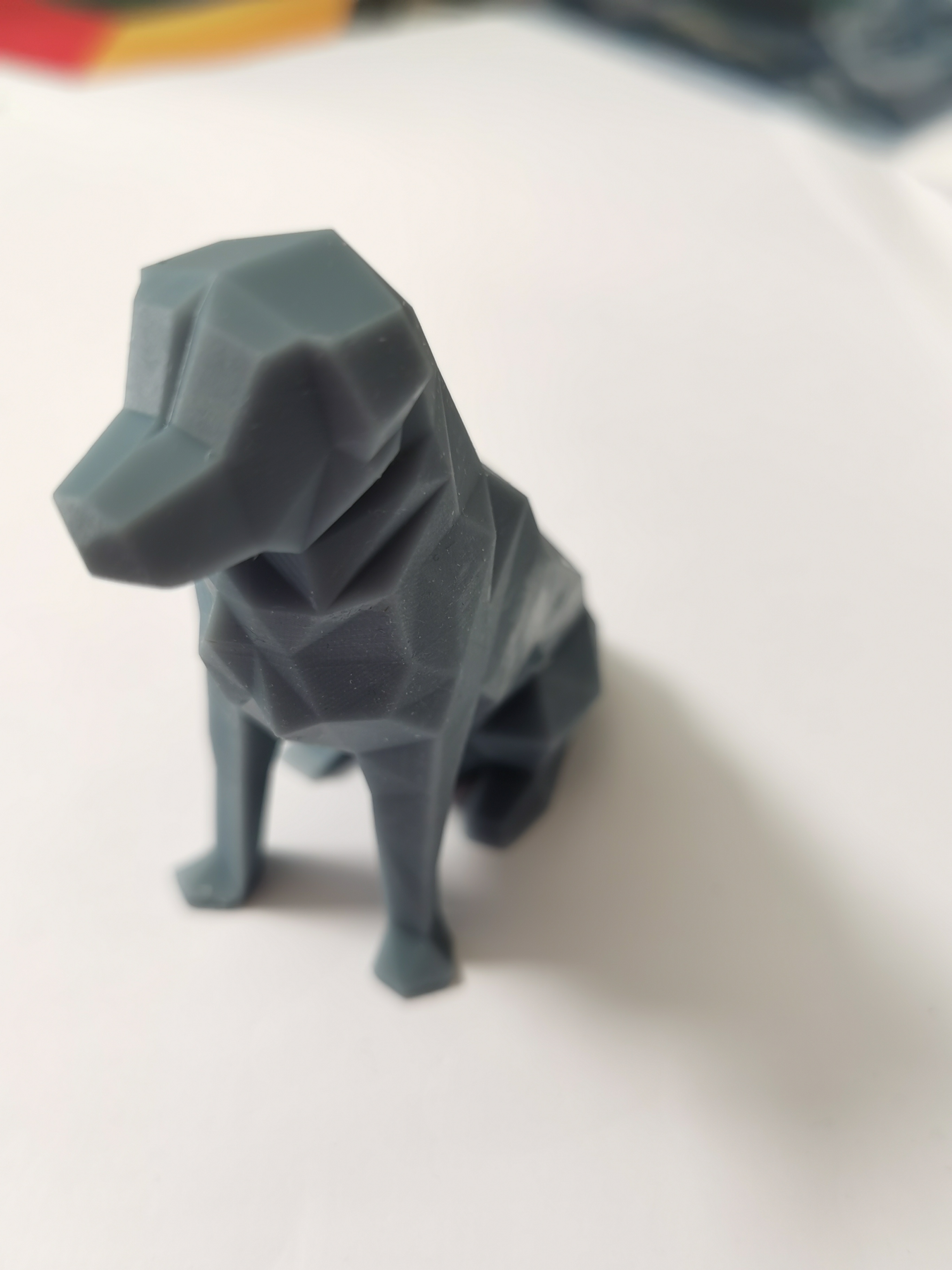 3D Printable Low Poly Dog - Beto by Agustín Arroyo