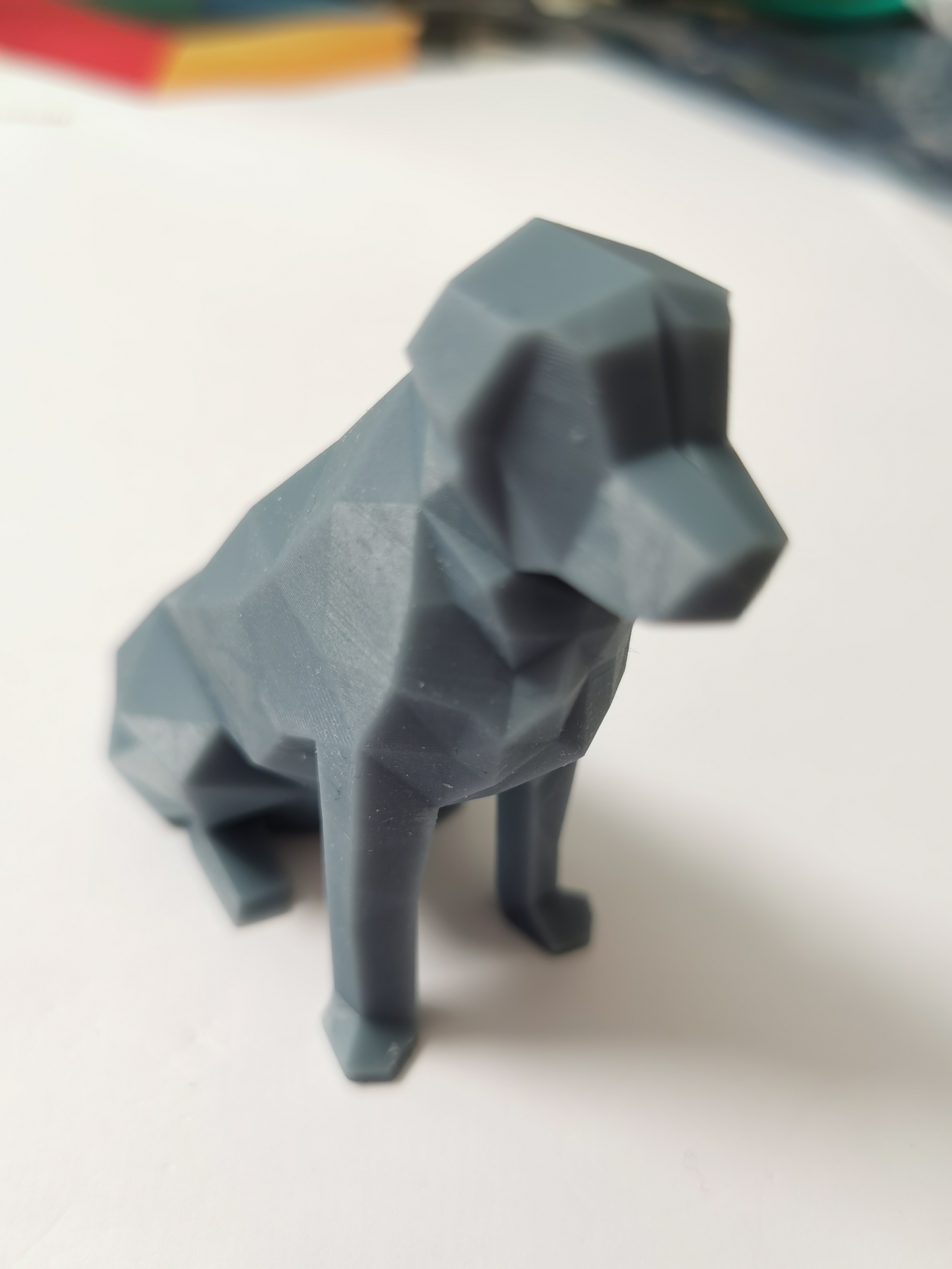 3D Printable Low Poly Dog - Beto by Agustín Arroyo