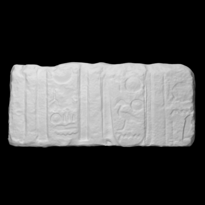 3D Printable Egyptian Talatat relief by Scan The World