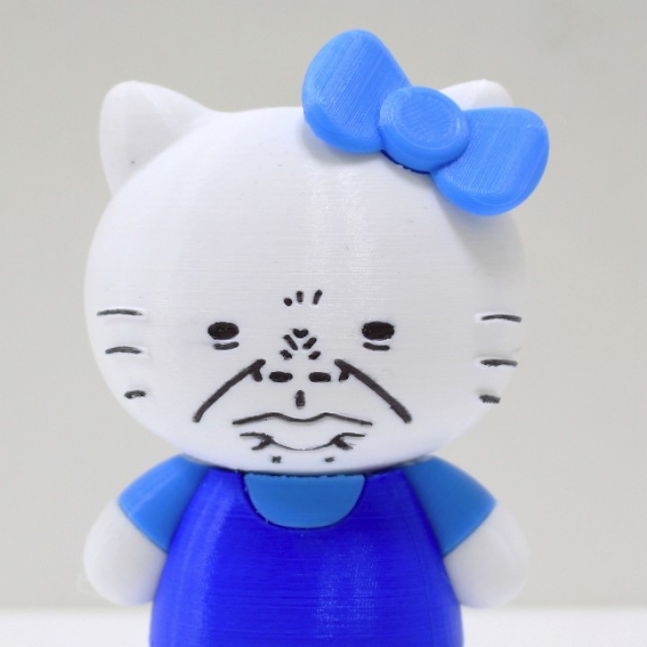 3D Printable Hello Sorry / 這不是 This is NOT Hello Kitty by Anthony Lu