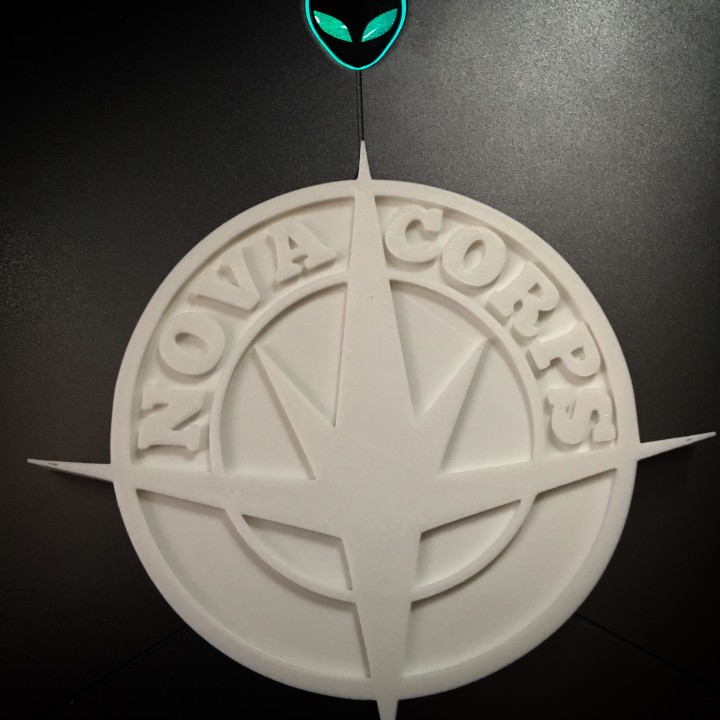 3D Printable Nova Corp Badge by Ethan Kirby