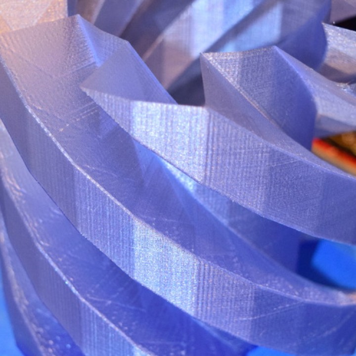 3D Printable Spiral Helix Vase by Chris Bobo