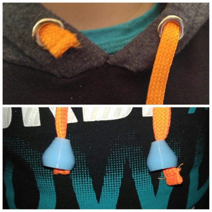 3D Printable Drawstring plastic fasteners by Enrique Esteban De Rosa Prieto
