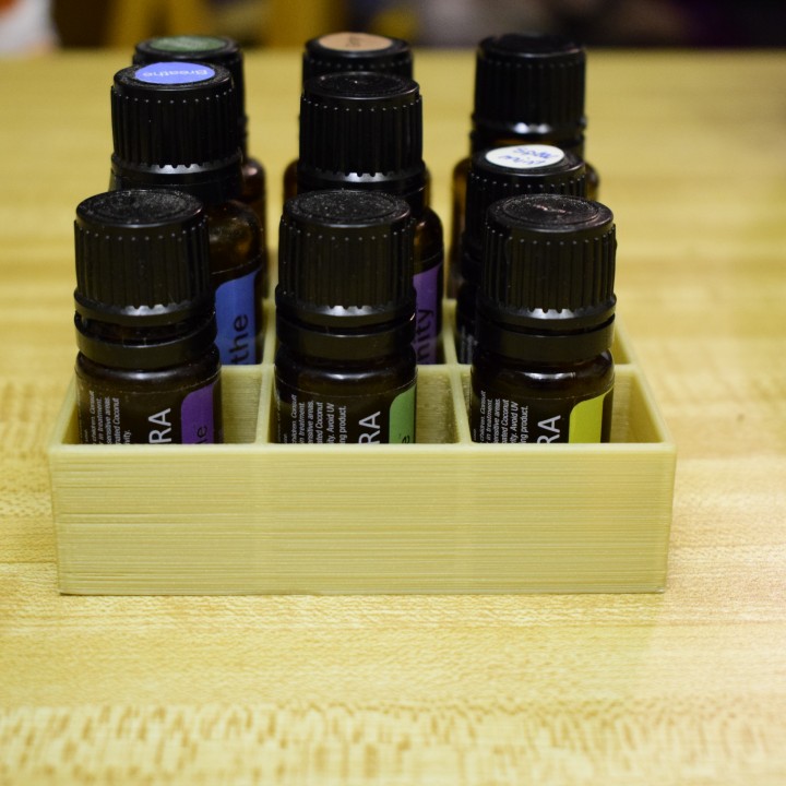 3D Printable Oil organizer tray by John Maughan
