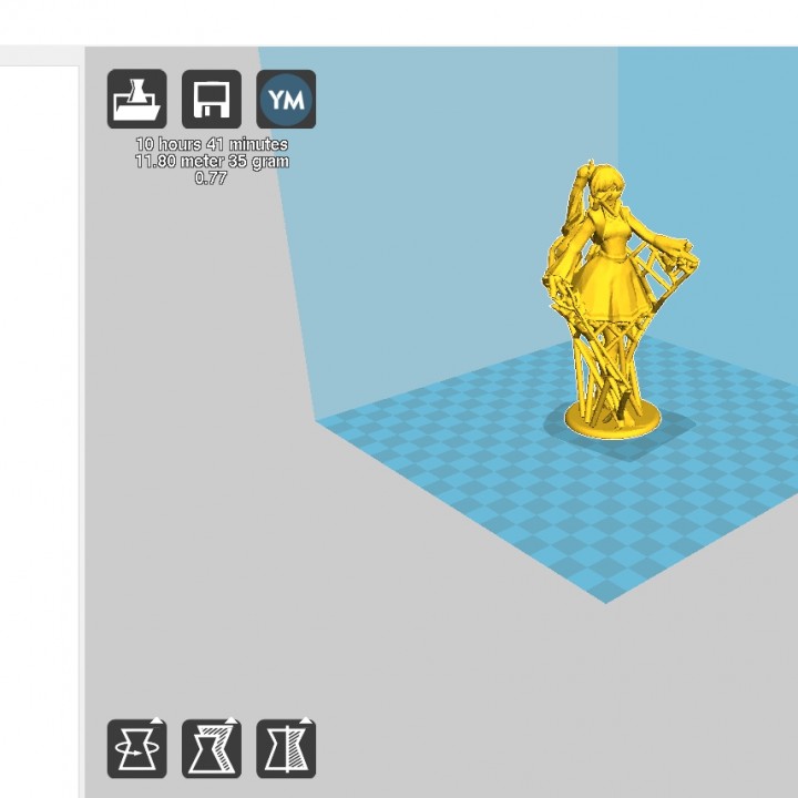 3D Printable 3D PRINT READY!! Weiss Schnee from RWBY by Animu Animu