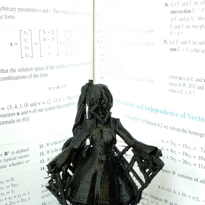 3D Printable 3D PRINT READY!! Weiss Schnee from RWBY by Animu Animu