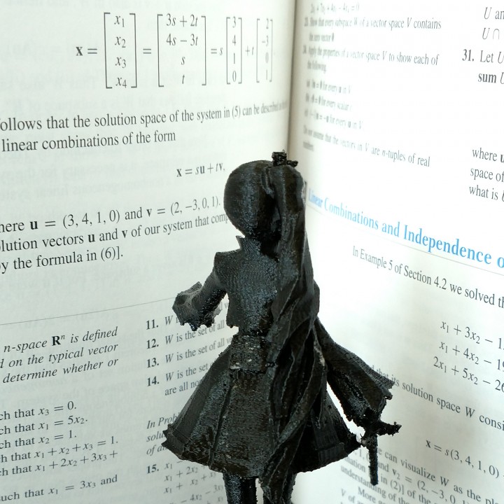 3D Printable 3D PRINT READY!! Weiss Schnee from RWBY by Animu Animu