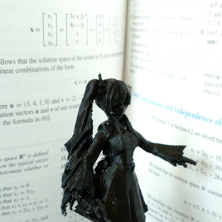 3D Printable 3D PRINT READY!! Weiss Schnee from RWBY by Animu Animu