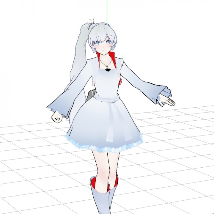 3D Printable 3D PRINT READY!! Weiss Schnee from RWBY by Animu Animu