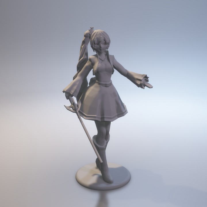 3D Printable 3D PRINT READY!! Weiss Schnee from RWBY by Animu Animu