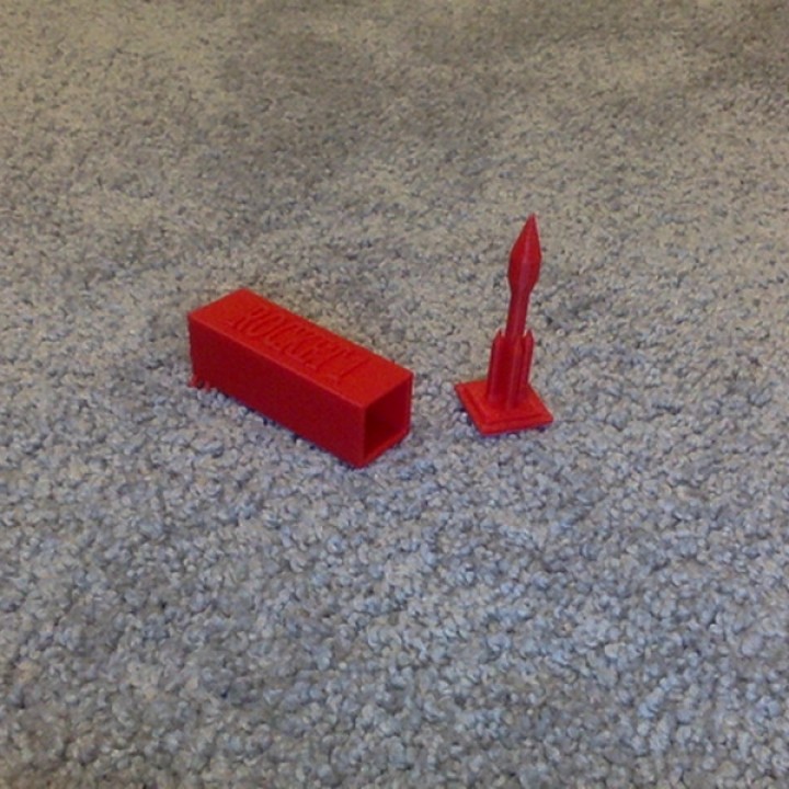 3D Printable Rocket by Lance Du