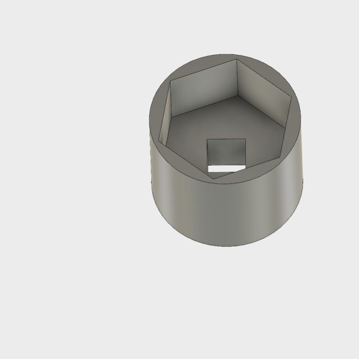 3D Printable nut and bolt and an socket by joshua johnon