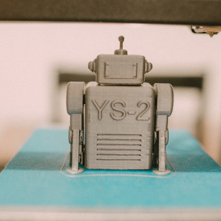 3D Printable YellowScope YS-2 Bot by Jason Roberts
