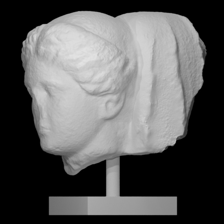 3D Printable Janiform of a double-faced woman by Scan The World
