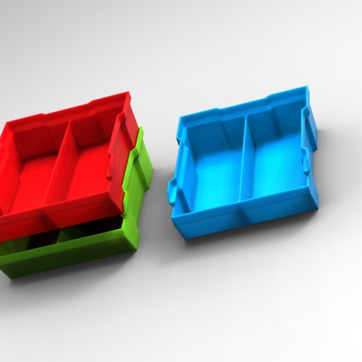 3D Printable Stackable Box by Иван Иванович Закидонский