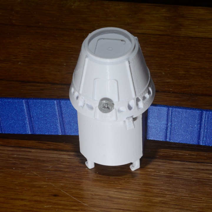 3D Printable SpaceX Falcon 9 Model Kit by Brian Mernoff