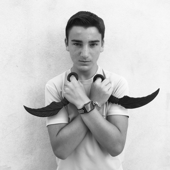 3D Printable Maze knife from lucifer by Ramon angosto artigues