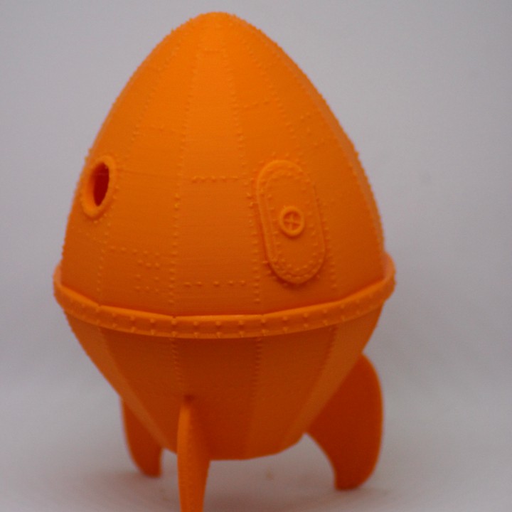 3D Printable Steampunk "Wallace and Grommit" inspired Rocket Ship by ...