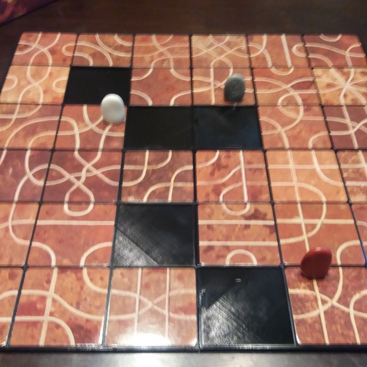 3D Printable Tsuro Game Board by Jason Brumbelow