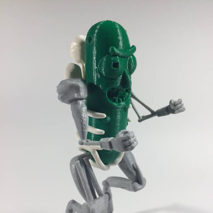3D Printable Pickle RICK!!! by James Waffles