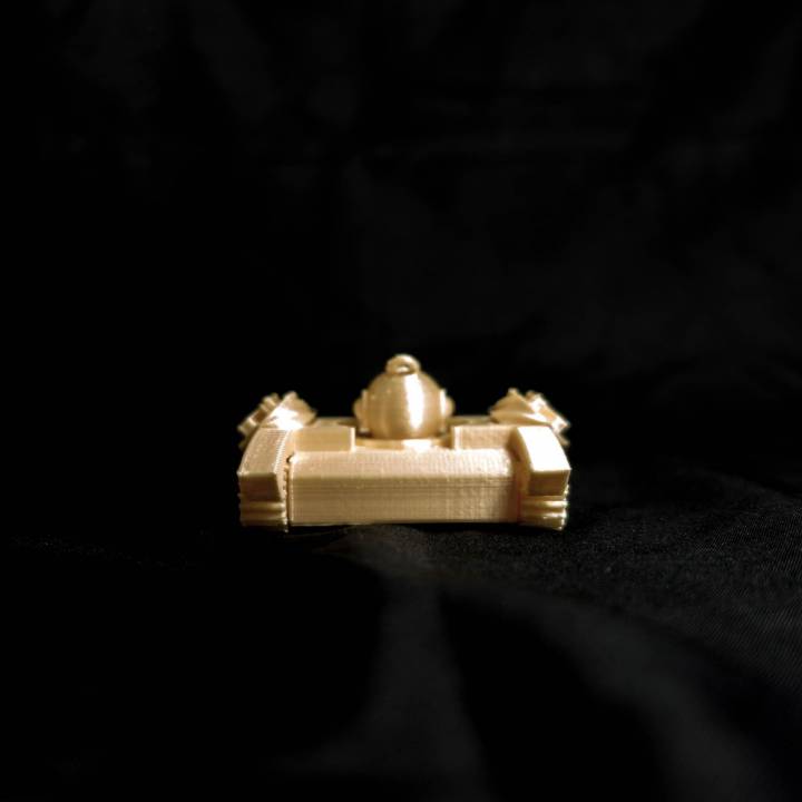 3D Printable Marvin Key Chain TANK by Ivaylo Marinov