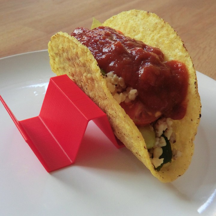 3D Printable Taco shell holder by CreativeTools.se