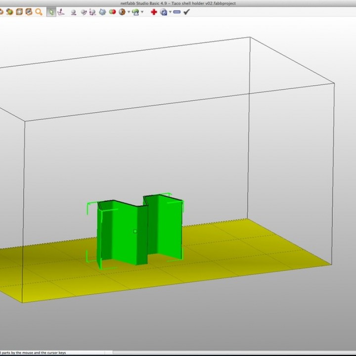 3D Printable Taco shell holder by CreativeTools.se