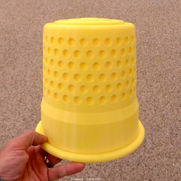 3D Printable 3D-printable Thimble - (14, 16, 18 mm) by CreativeTools.se