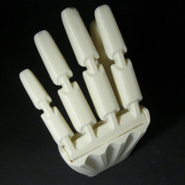3D Printable Super Simple Robotic Hand by Ivo Maric
