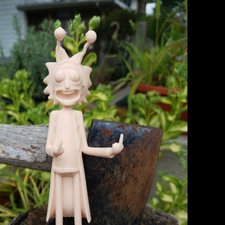3D Printable Rick Sanchez from Rick and Morty - Peace Among Worlds by ...