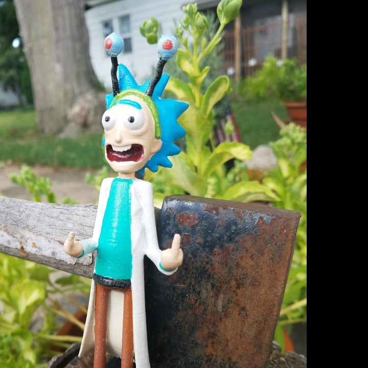 3D Printable Rick Sanchez from Rick and Morty - Peace Among Worlds by ...
