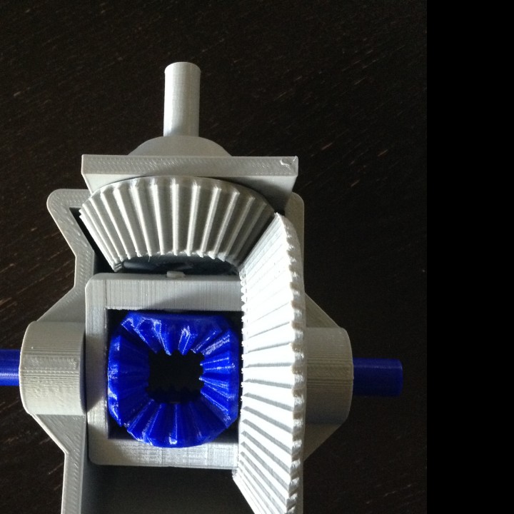 3D Printable Differential Gear by Morris Lan
