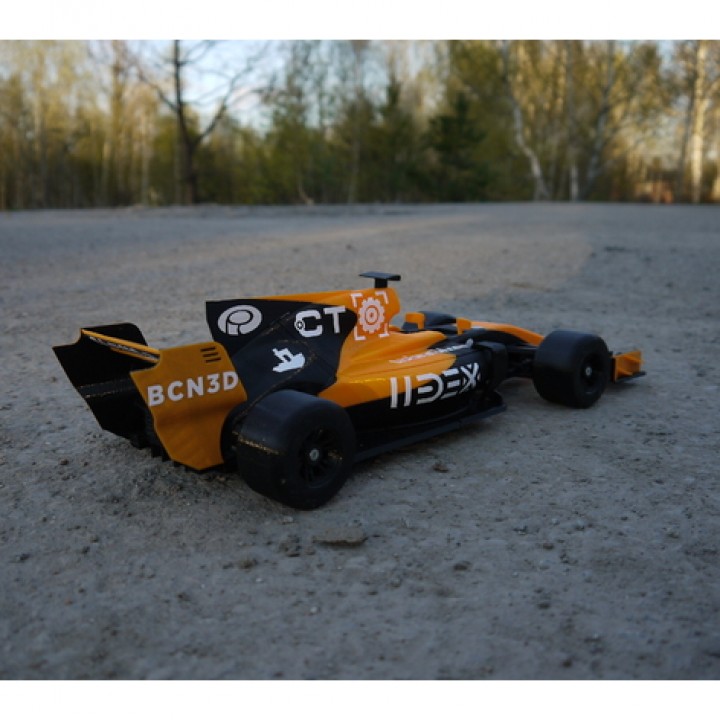 3D Printable OpenRC F1 Dual Color McLaren Edition by Daniel Norée