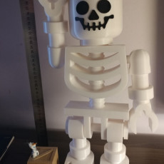 3D Printable Classic Skeleton Minifig by Jason Suter