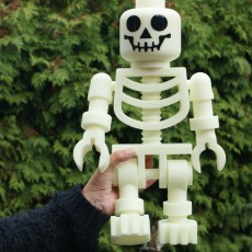 3D Printable Classic Skeleton Minifig by Jason Suter