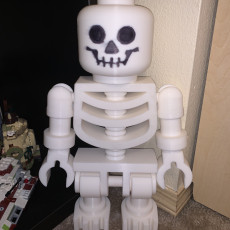 3D Printable Classic Skeleton Minifig by Jason Suter