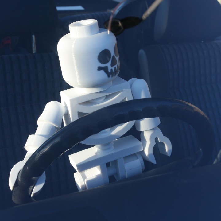 3d Printable Classic Skeleton Minifig By Jason Suter
