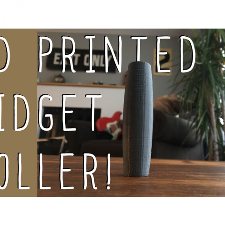 3D Printable Fidget Roller (rolling stick toy) by WildRoseBuilds