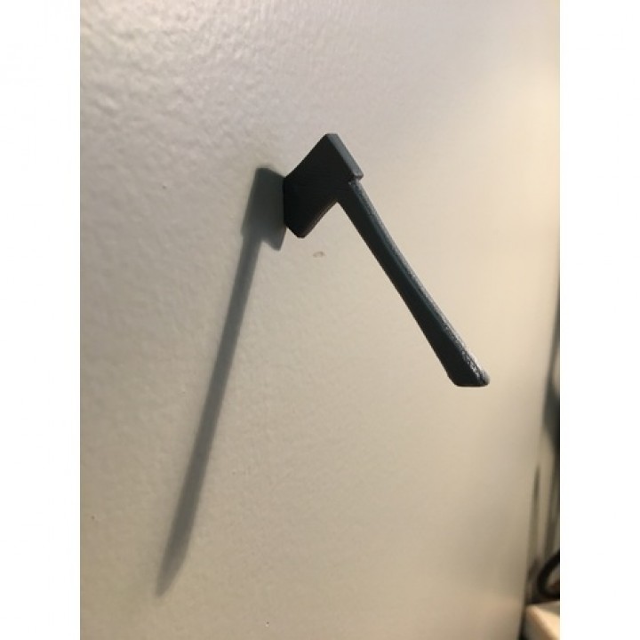 3D Printable Axe Pin! by WildRoseBuilds