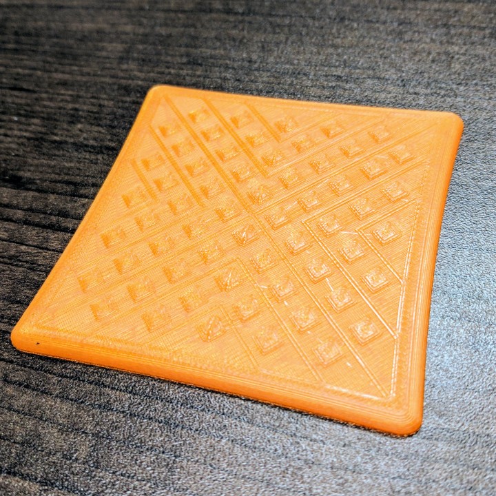 3D Printable 39XX coaster by Rich Williams